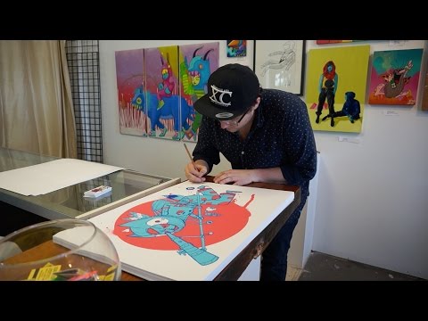 Ten Hundred - Making of "The Visionary" Screen Prints