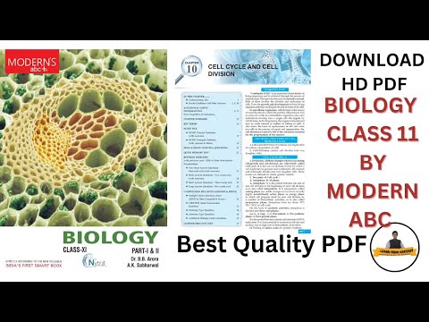 Biology by Modern ABC Class 11th With PDF Download Chapter 10 Cell Cycle And Cell Division