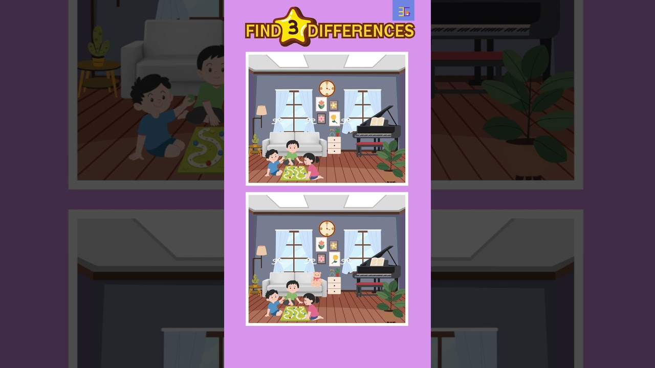 Find the difference Ver Shorts #63 I EG Easy Games #games #spotthedifferencegam #spotthedifference
