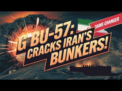 The Bomb That Could Crack Iran’s Mountain Bunkers: GBU-57 Explained!