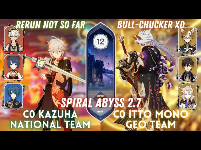 5 best team compositions for Genshin Impact 2.7 Spiral Abyss (Floor 12)