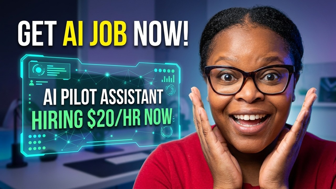 Hiring NOW: $20/Hour AI Pilot Assistant & Evaluator Roles