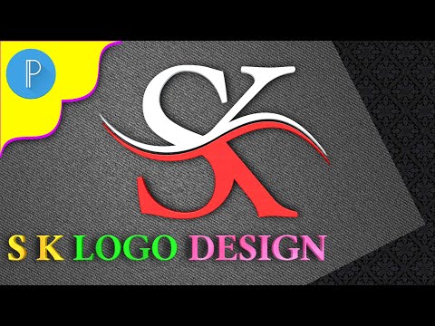 SK Logo create in pixellab |how to SK logo design in pixellab |professional logo design #BNZCREATOR