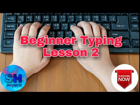 Beginner Typing Lesson 2 | Learn Typing Fast | Learn Typing | Typing Practice | English typing