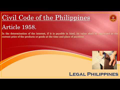 Civil Code of the Philippines, Article 1958