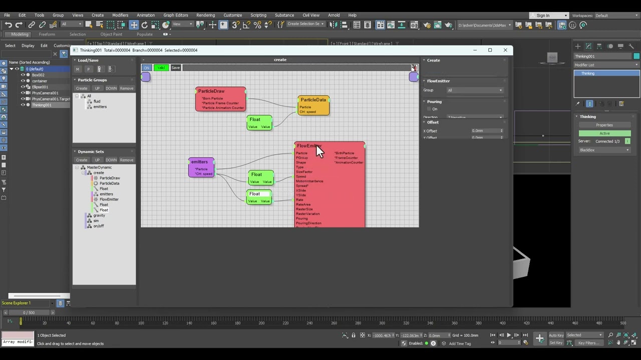 Free 3ds Max Tutorial: Procedural Water Fountain Effect in thinkingParticles | Beginner Tutorial