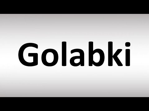 How to Pronounce Golabki? (gołąbki, Polish Dish)