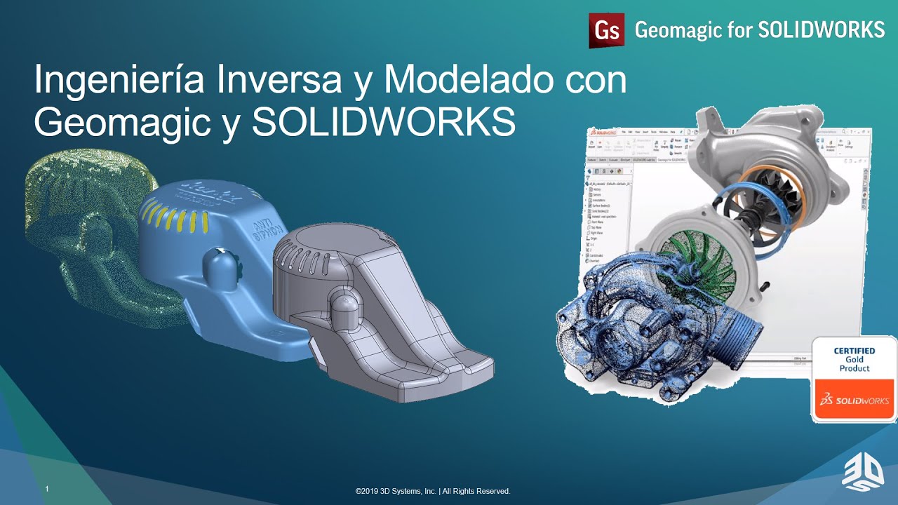 Seminario Web| Ingeniería Inversa y Modelado con Geomagic y SOLIDWORKS
