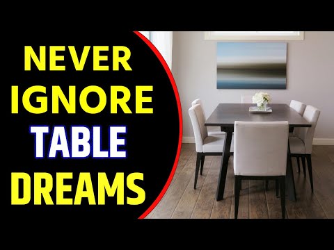 What Does Table Dream Meaning | Dream About Tables | Spiritual Dream Meaning of Table