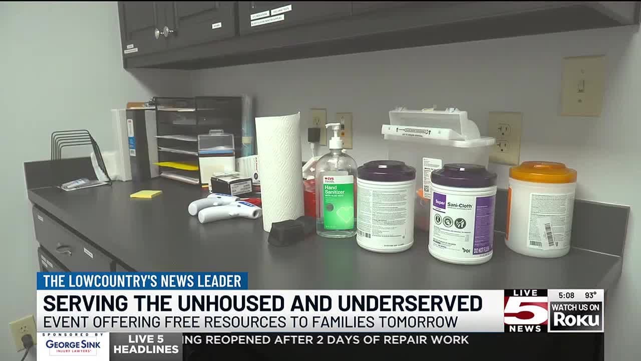 VIDEO: Charleston County School District prepares community resource fair for unhoused