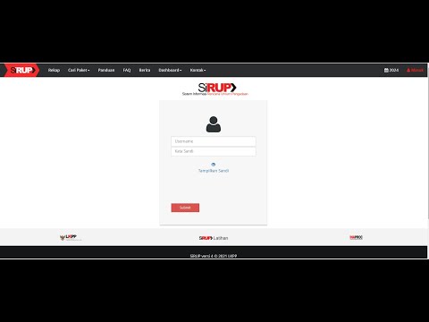 CARA MENGERJAKAN APLIKASI SIRUP & LPSE KEMENAG SAMPAI DIUMUMKAN