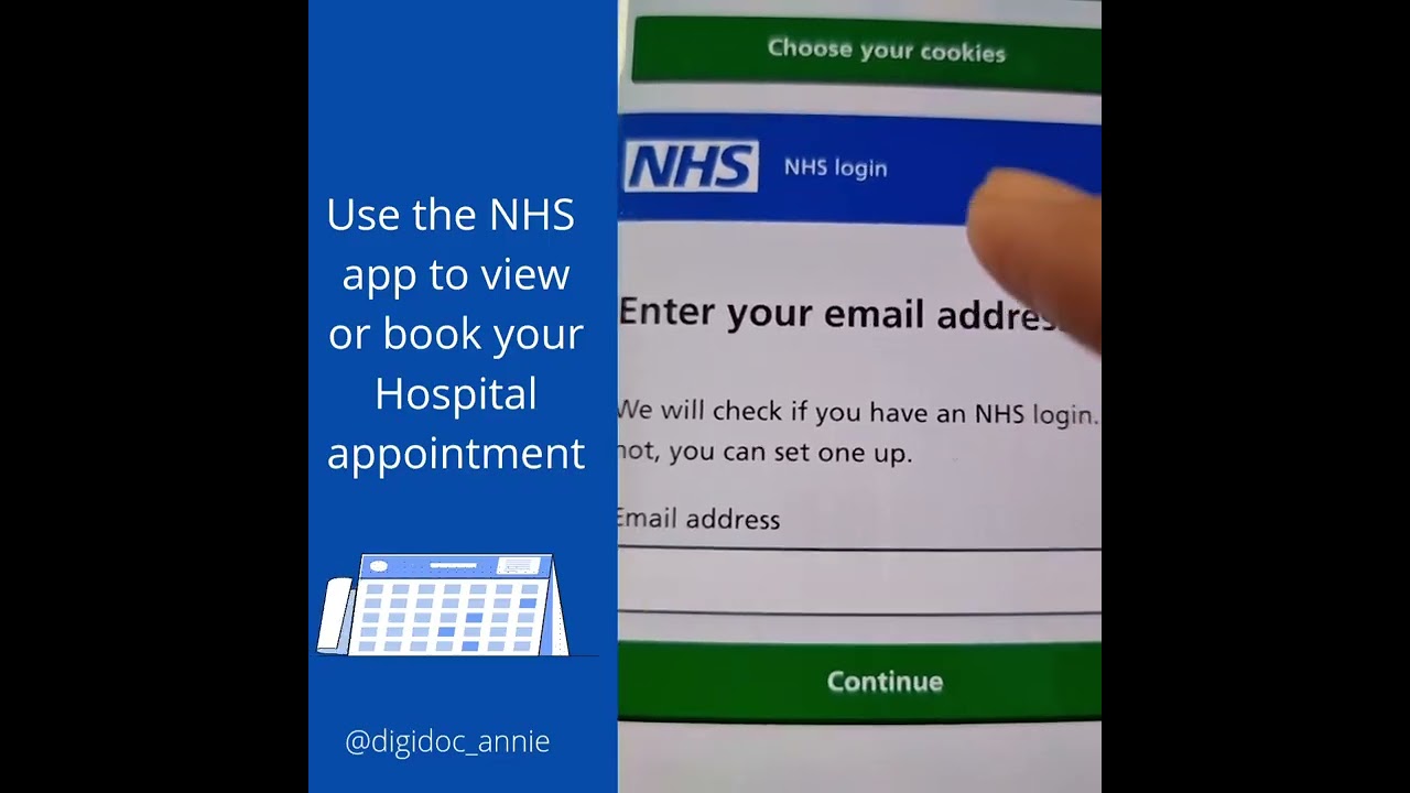 👀How to guide 📚 Referred by your GP? use the #NHSapp to check and book your Hospital appointment 🏨