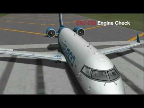 Bombardier CRJ-200 Engine Test | Immersion Designers