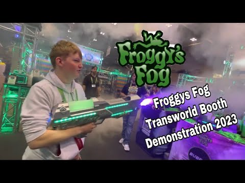 Transworld 2023-Froggy Fog, fog machines and scents, full product line and walk through