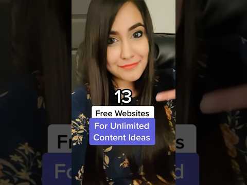13 Websites To Find Free Content Ideas For Social Media 💁♀️