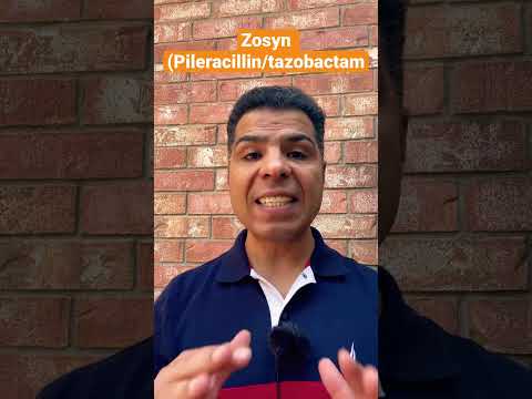 My ONE MINUTE RANT about Zosyn (Piperacillin/tazobactam) #shorts #zosyn#antibioticstewardship