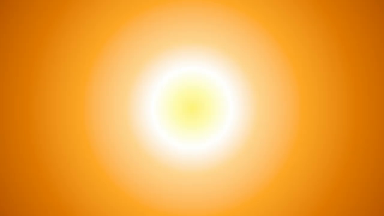 Tangerine Dream Gradient Background | Warm Orange & Golden Yellow Glow for 2 Hours