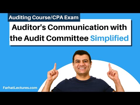 Auditor's Communication with the Audit Committee under PCAOB CPA Exam AUD