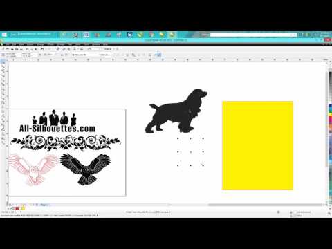 Corel Draw Tips & Tricks Silhouettes inside of each other
