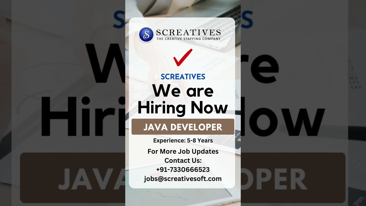 Java Developer Job Openings | Latest Jobs 2023