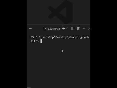 no need cmd || open terminal in vs code