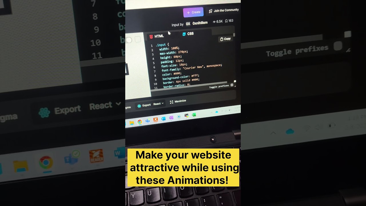 Website attractive! #ProgrammingTips #LearnToCode #CodingForStudents #TechHacks #WebDevelopment #ai