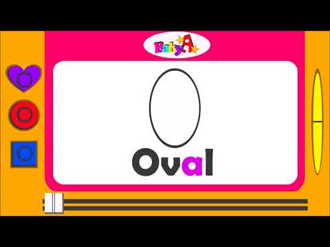 Shapes | Spelling of shapes | Nursery learning of shapes by BabyA Nursery channel