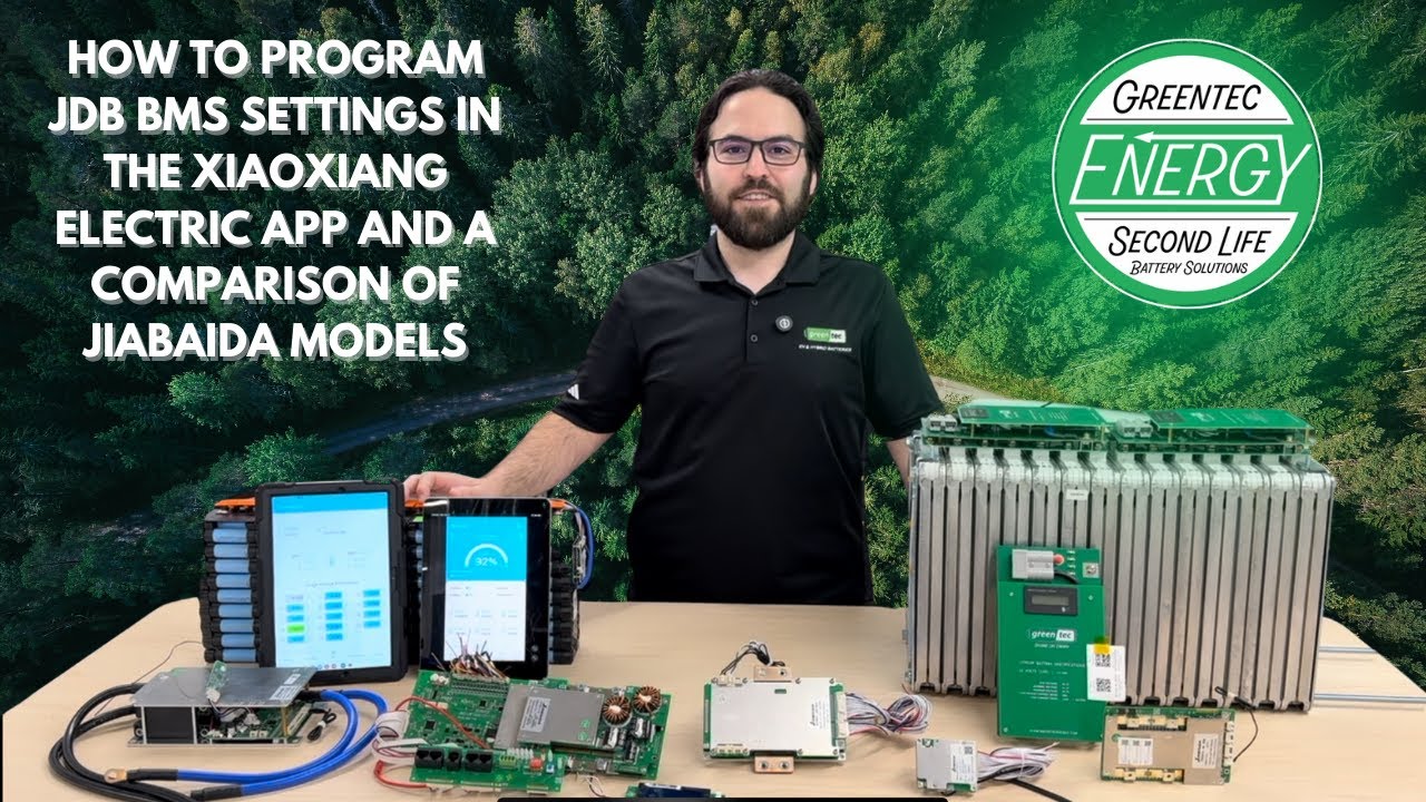 How to program JDB BMS settings in the Xiaoxiang Electric app and a comparison of Jiabaida models