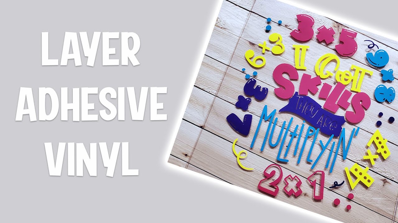 How to Layer Adhesive Vinyl for Beginners