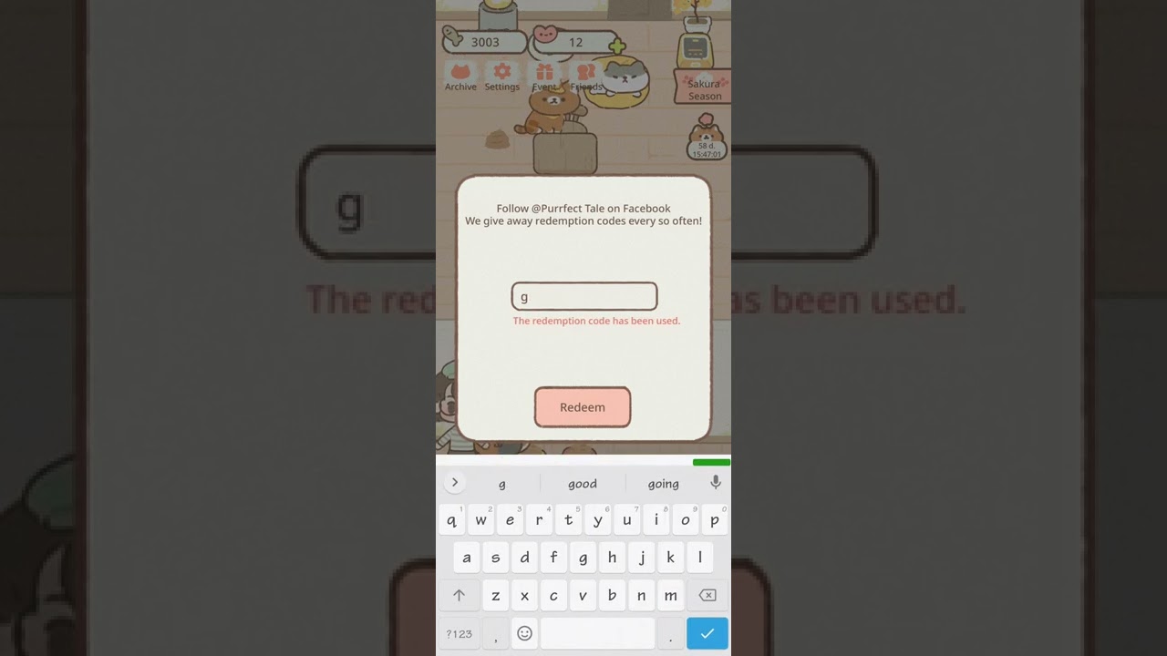 purrfect tale - working codes 2023-2026 free hearts and cod