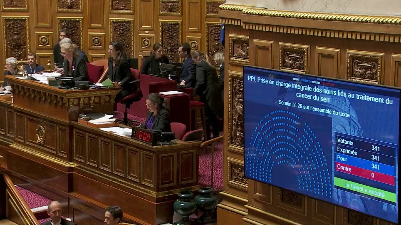Cancer du sein : le Sénat adopte une proposition de loi pour améliorer la prise en charge des ...