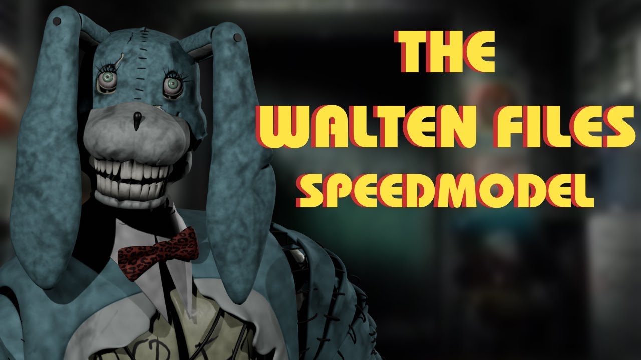 modeling The Walten Files animatronics! [Speed model][TWF]