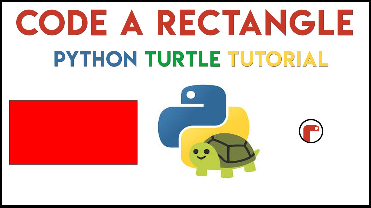 Python Turtle - Code a Rectangle Tutorial