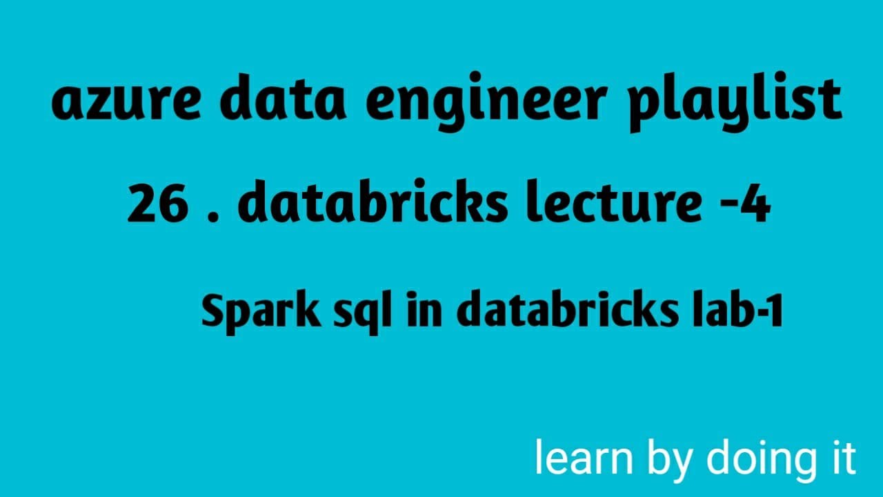 Azure data engineer |  spark sql lab-1 in databricks | spark sql