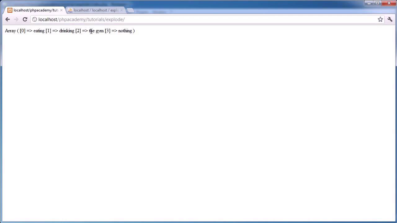 13 Explode String to Array