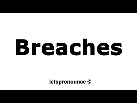 How to Pronounce Breaches