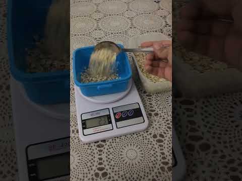 How many spoons are in 100 grams of oats?