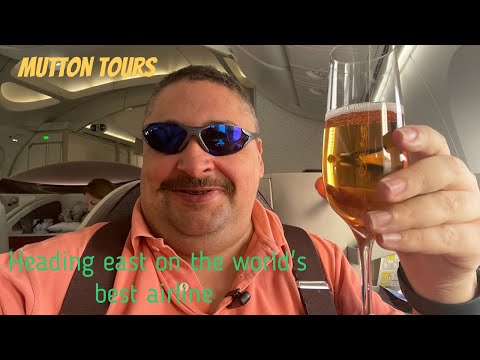 Going east on the world's best airline.