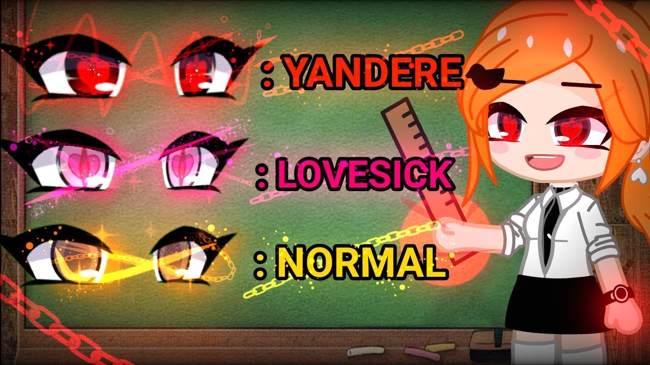 YANDERE EYES!!❌ || GACHA || MEME🔪💔 || MLB || { ORIGINAL } 💕🔥👀✨‼️