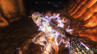 Skyrim SE killing dragon in blackreach at Skyrim Special Edition Nexus ...