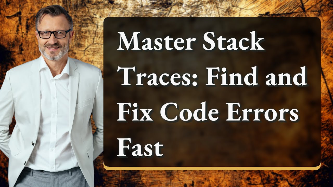 Master Stack Traces: Find and Fix Code Errors Fast