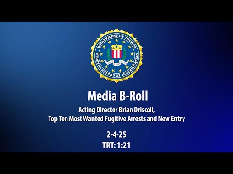 Media B-Roll: Acting Director Brian Driscoll