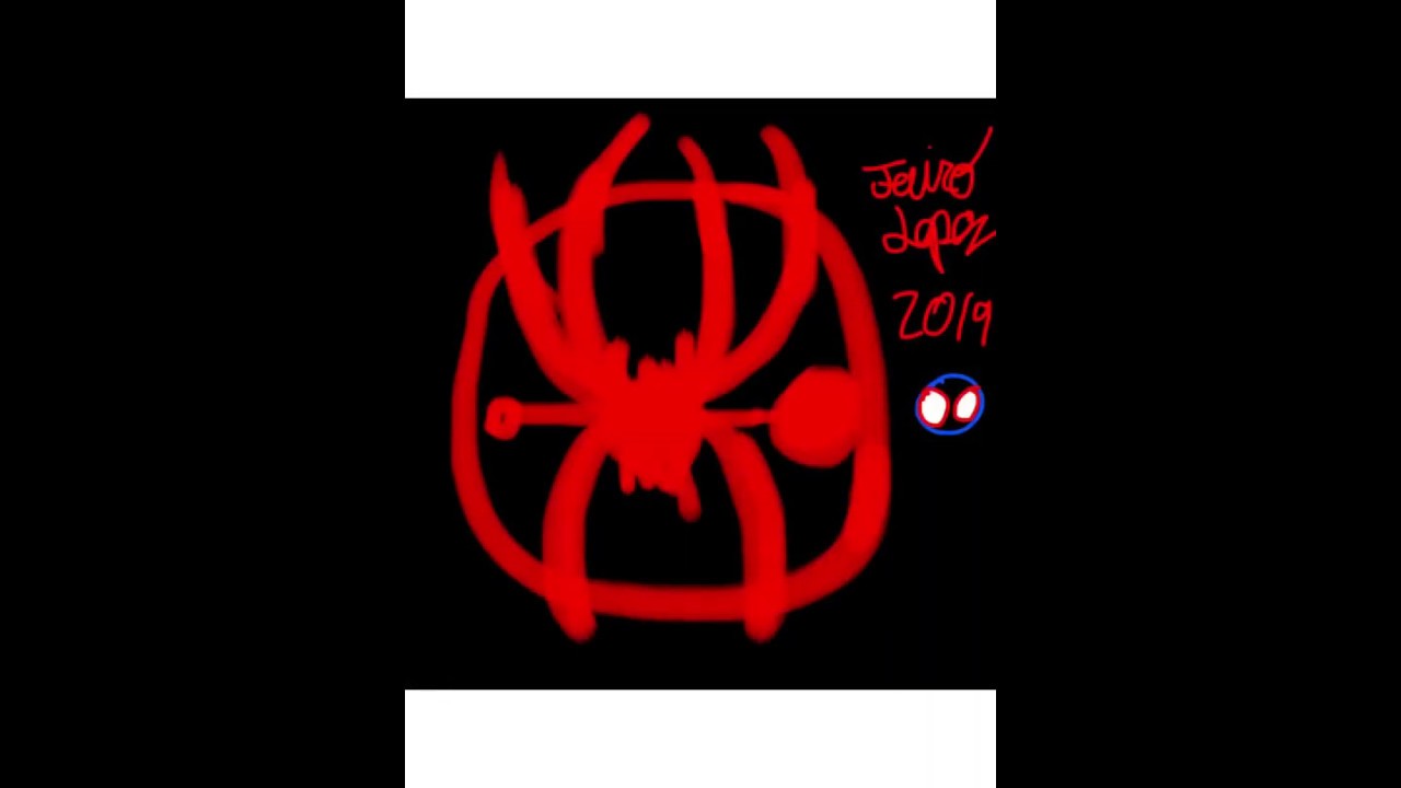 Miles Morales Symbol From Spider-Man Into The Spider Verse