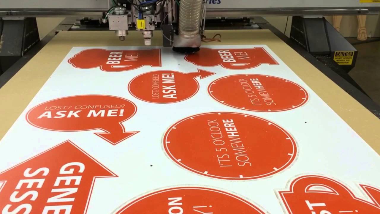 CNC Routing on our Multicam