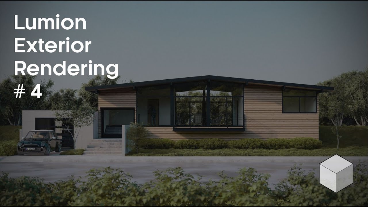 Lumion Exterior Render #4 | Contemporary House | Tutorial and Workflow