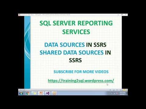Learn 03 DATA SOURCES IN SSRS | SHARED DATA SOURCES IN SSRS | EMBEDDED DATA SOURCES IN SSRS ...