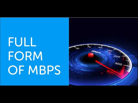 WHAT IS THE FULL FORM OF MBPS  #shorts