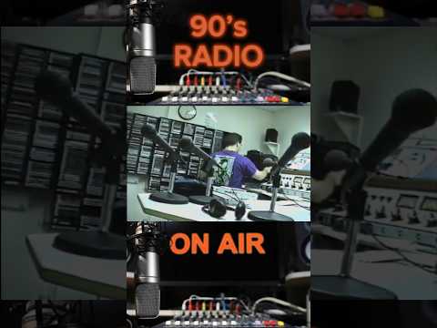 Radio station in the 90’s #radiostation #90s #nostalgia