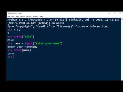 Quick Introduction to IDLE