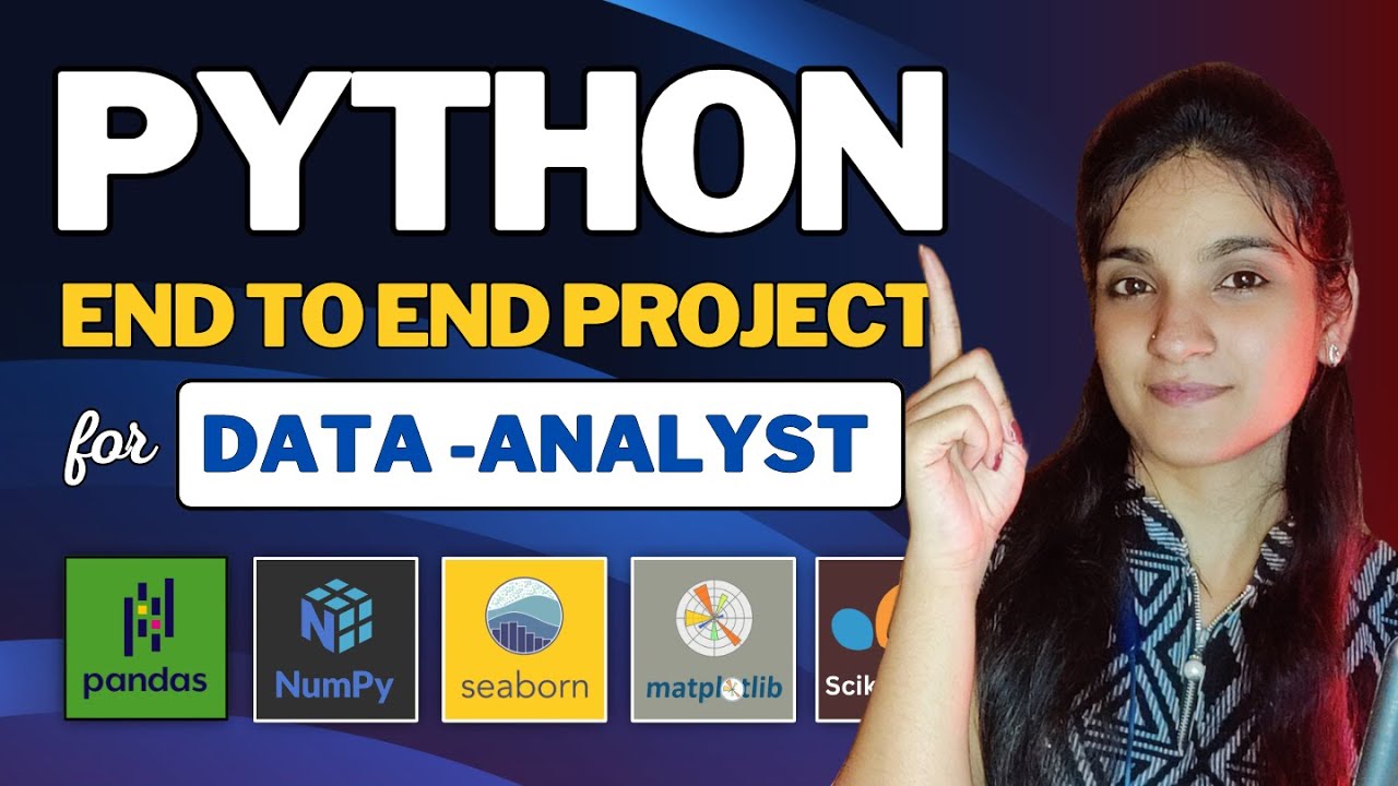Data Analysis End-to-End Project for RESUME | STEP BY STEP | Python Project for Data Analyst